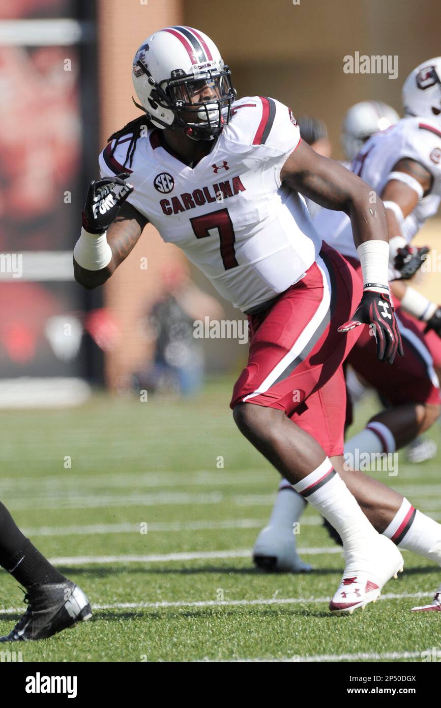 South Carolina Gamecocks Jadeveon Clowney (7) during a game against the ...
