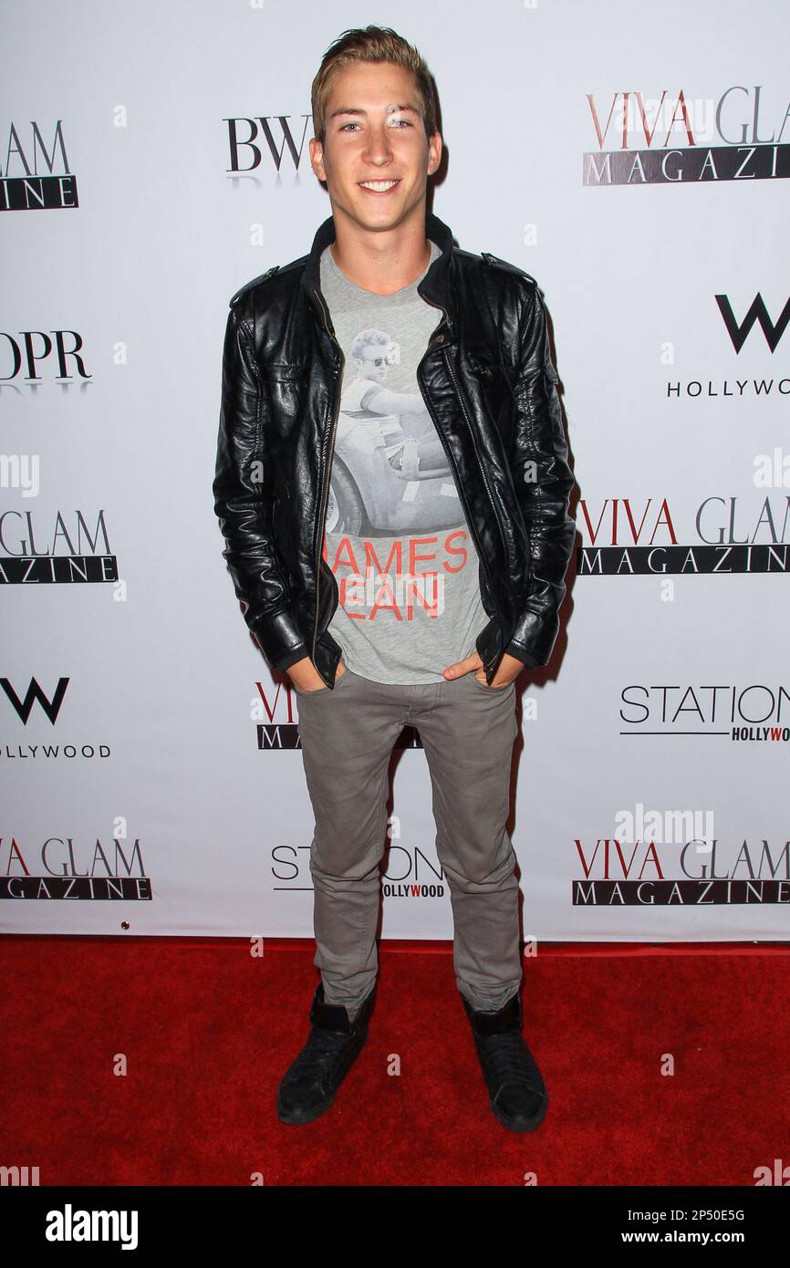 Talon Reid attends the Viva Glam Magazine's Nov. Issue party held at ...