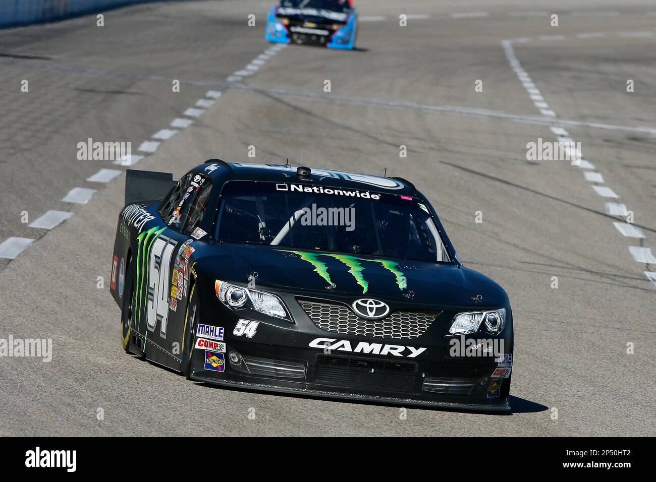Kyle Busch during the NASCAR Nationwide Series O'Reilly Auto Parts Challenge race at Texas Motor ...