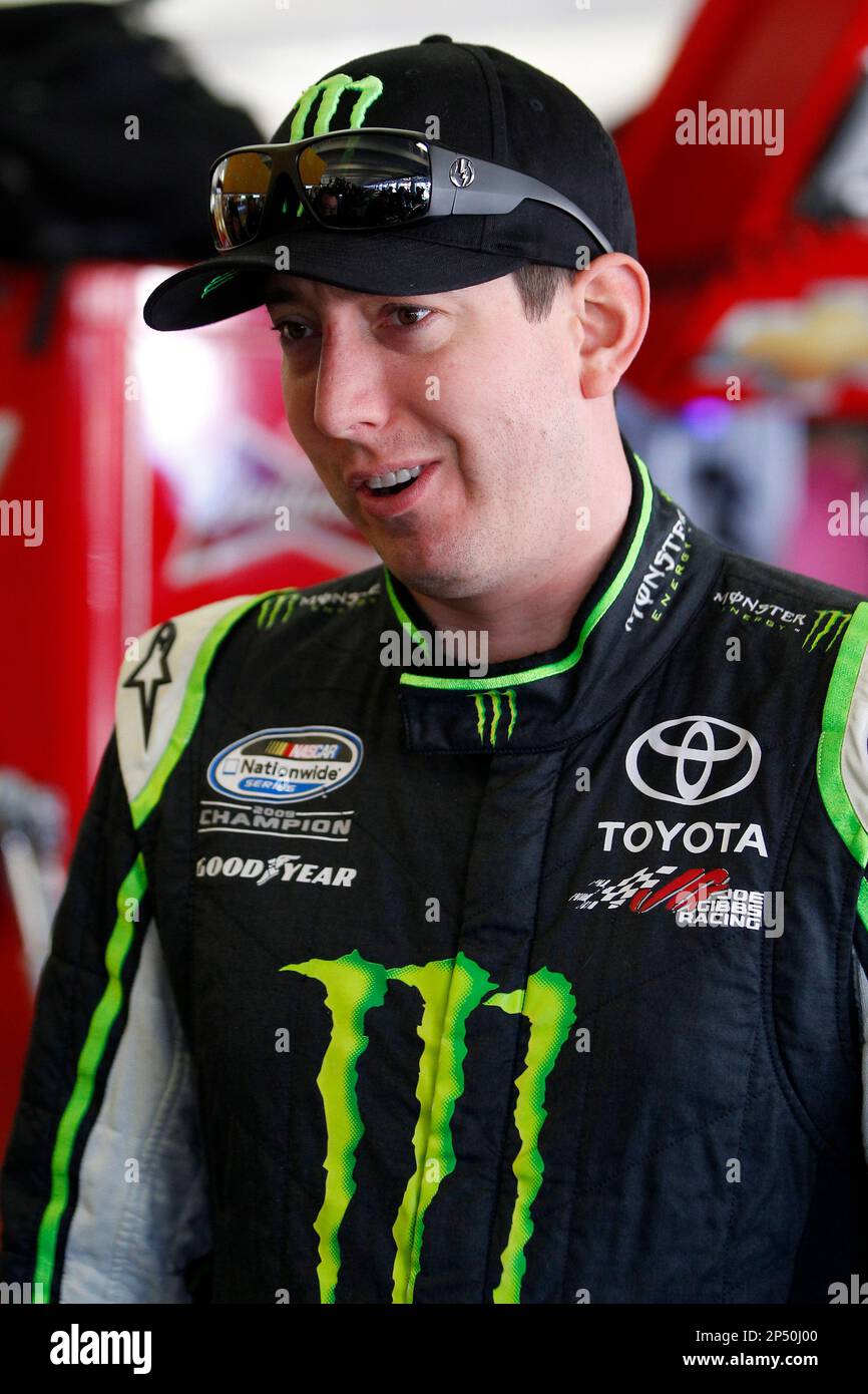 Kyle Busch during practice for the NASCAR Nationwide Series O'Reilly ...