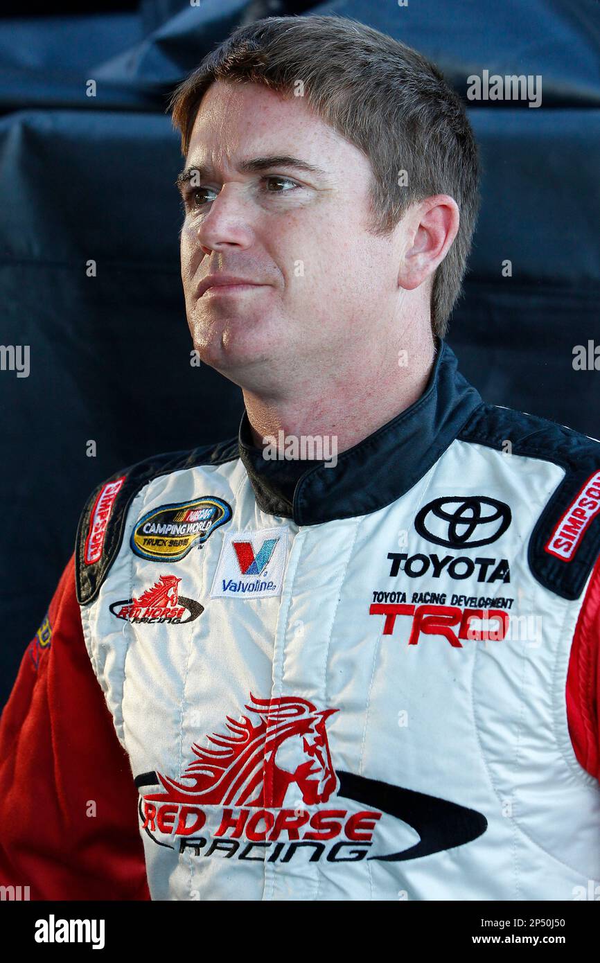 Timothy Peters during practice for the NASCAR Truck Series Winstar ...