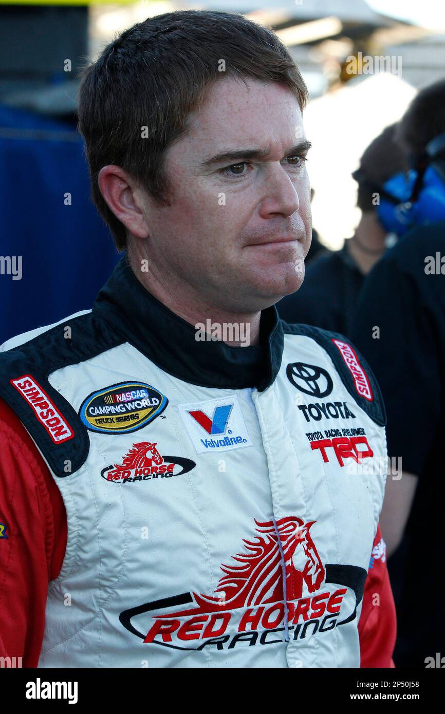 Timothy Peters during practice for the NASCAR Truck Series Winstar ...