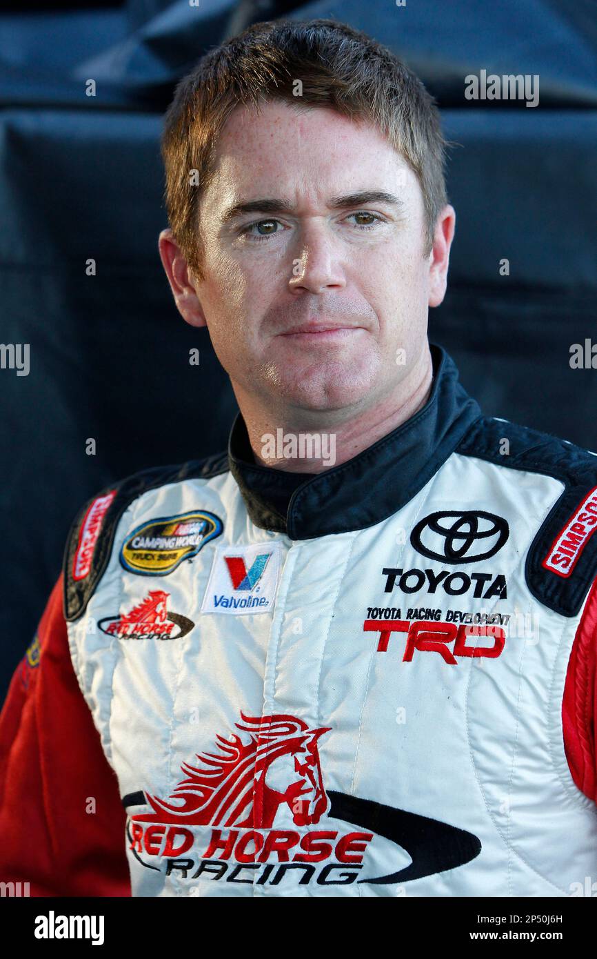 Timothy Peters during practice for the NASCAR Truck Series Winstar ...