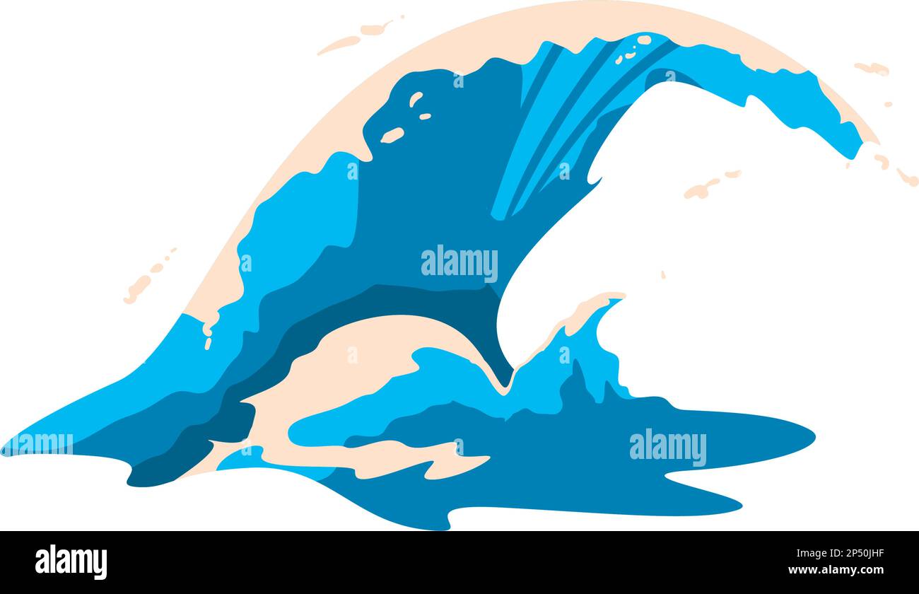 Saltwater waves Stock Vector Images - Alamy