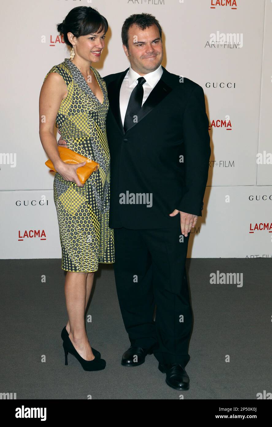Jack Black (R) and Tanya Hayden attend LACMA Art + Film Gala Honoring ...