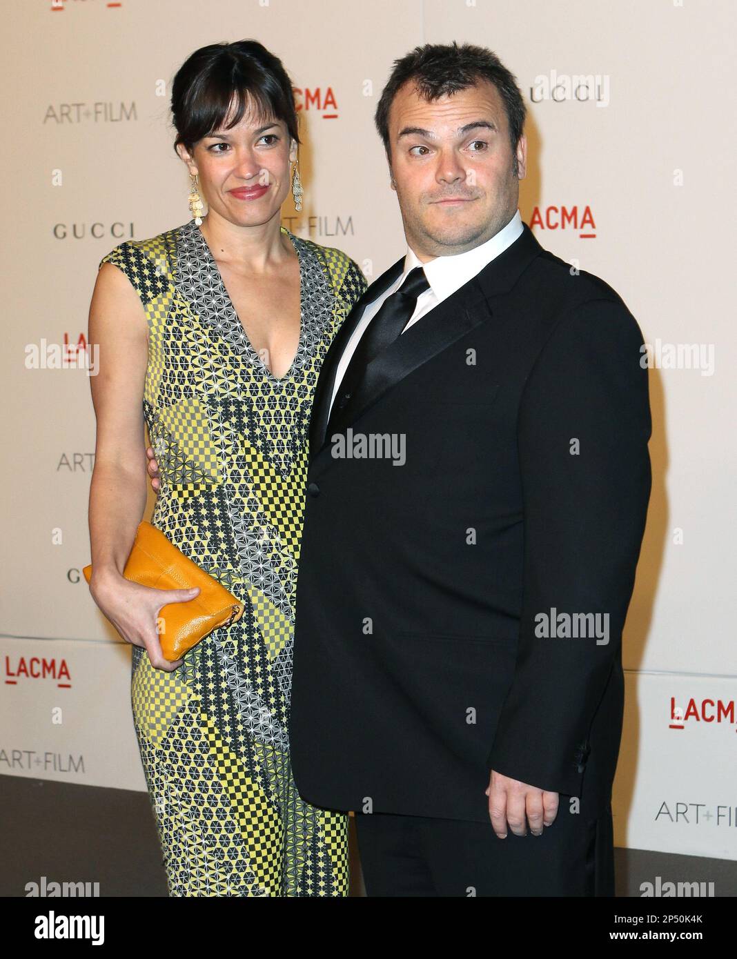 Jack Black (R) and Tanya Hayden attend LACMA Art + Film Gala Honoring ...
