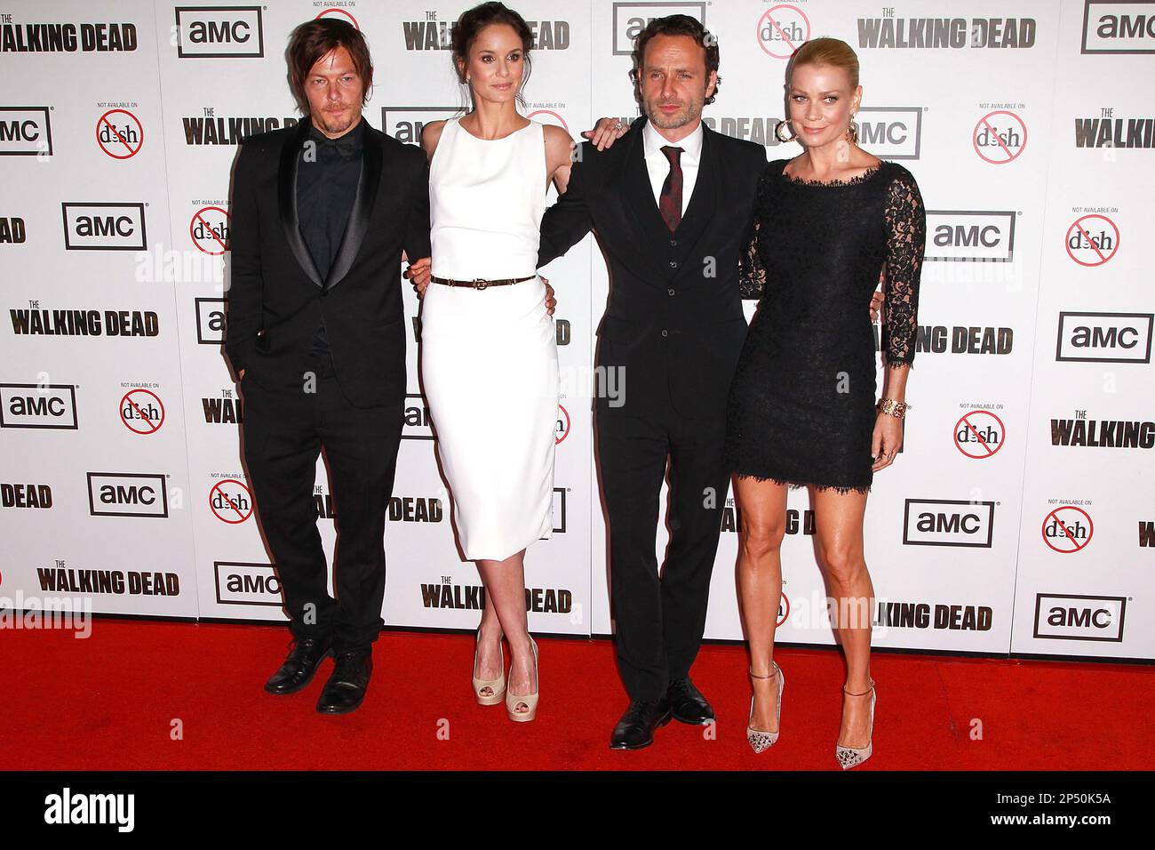Laurie Holden Et Norman Reedus Andrew Lincoln And Laurie Holden