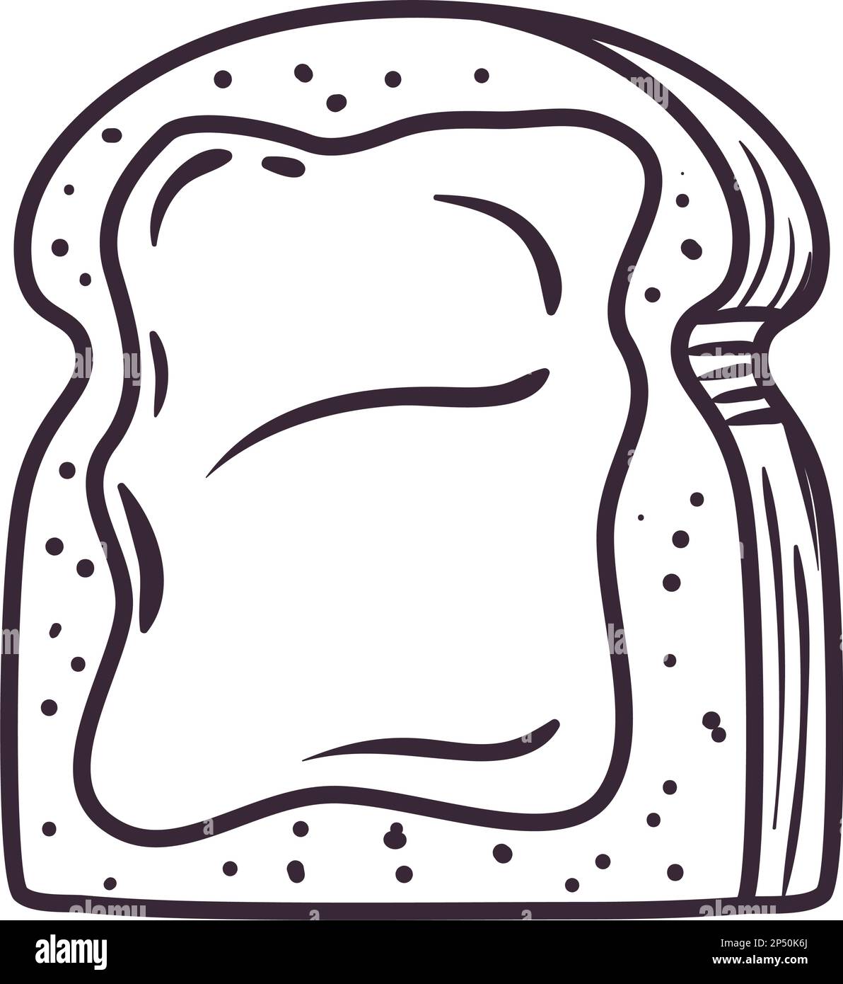 flat toast design Stock Vector Image & Art - Alamy