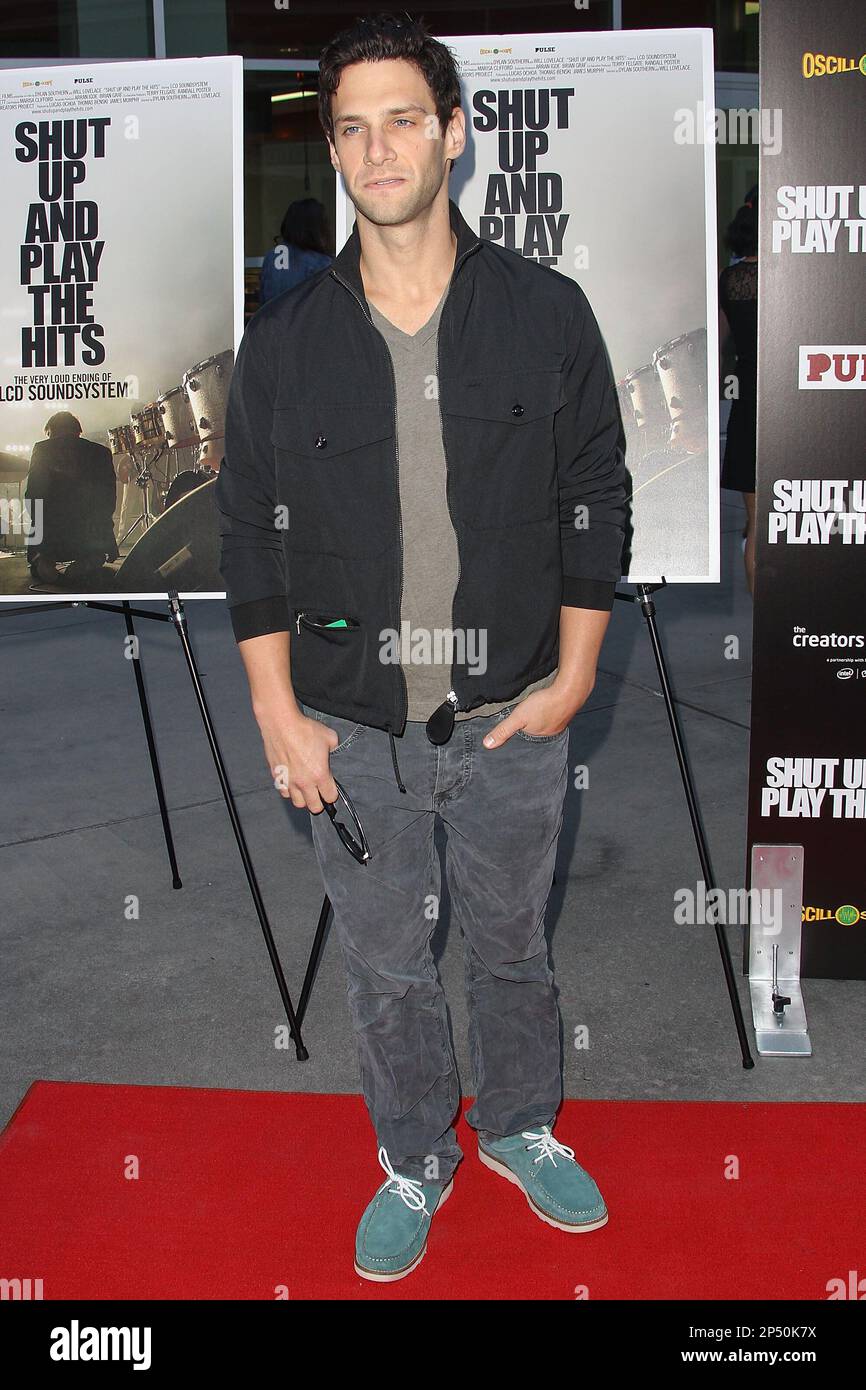 Justin Bartha attends the premiere of Oscilloscope Laboratories' 'Shut ...