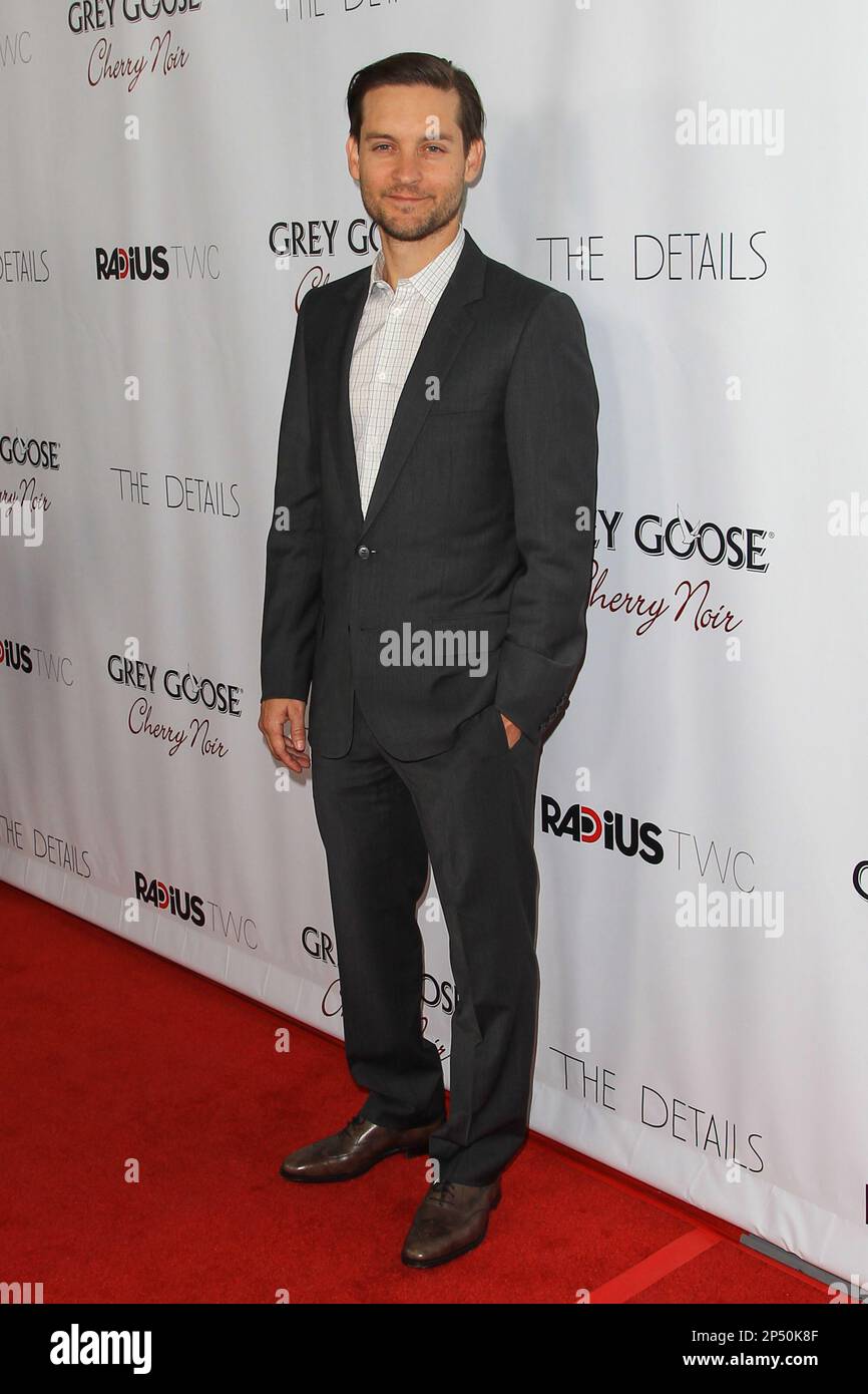 Tobey Maguire attends The Premiere Of RADiUS-TWC's 'The Details' at ...