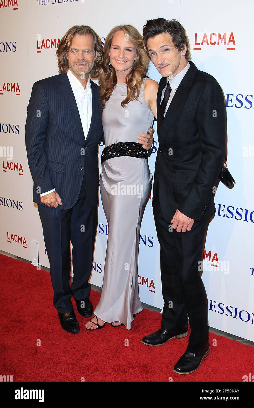 William H. Macy, Helen Hunt, and John Hawkes attend the Los Angeles ...