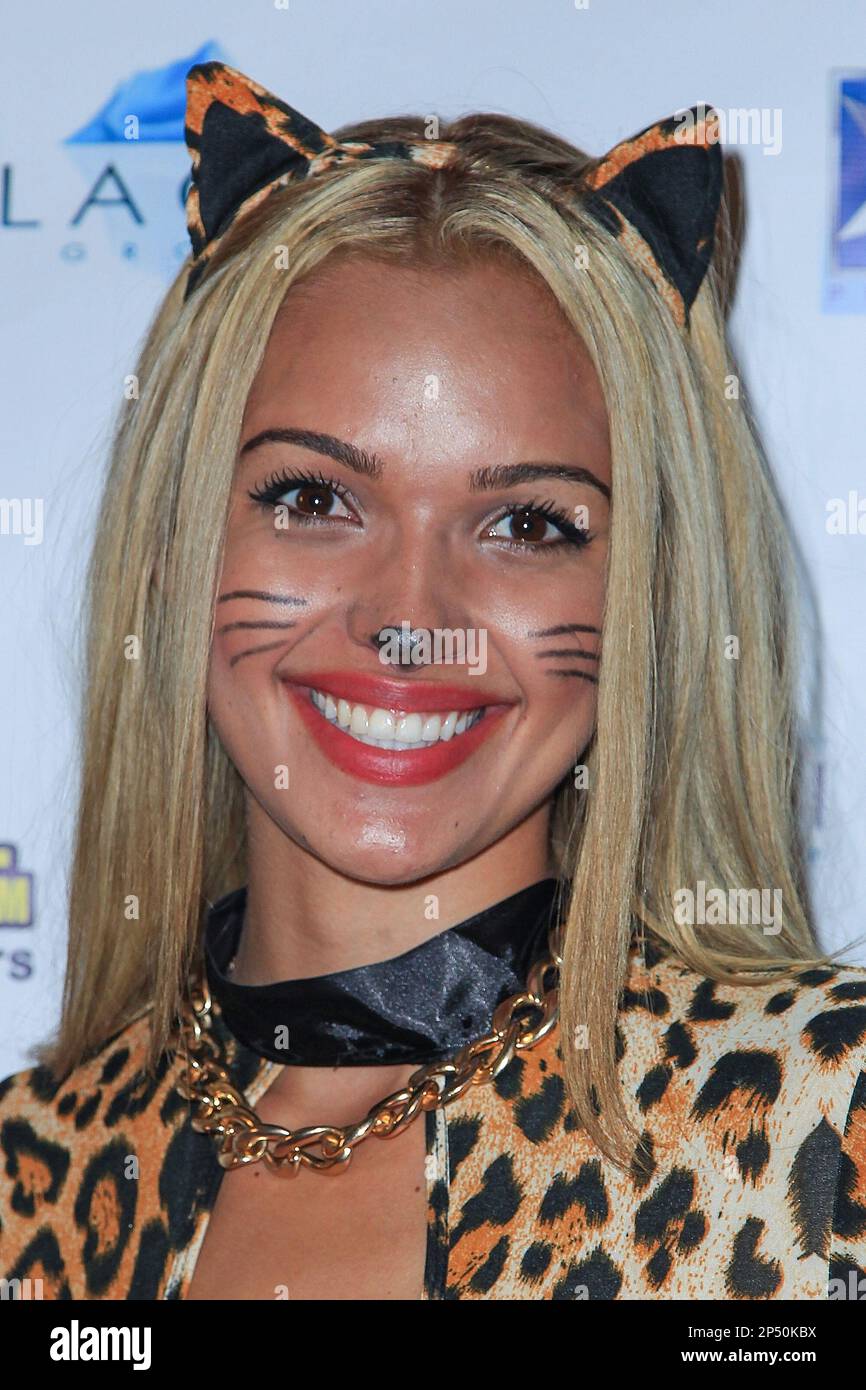 Ashley Snider attends the Ncredible Haunted Mansion party hosted by ...