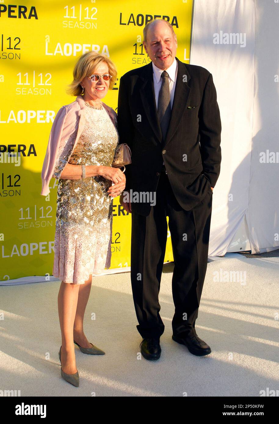 Michael Eisner (R) attends LA Opera's White Night season opening gala ...