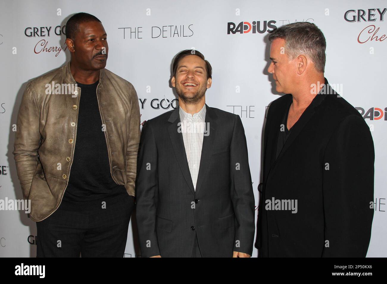 (L-R) Dennis Haysbert, Tobey Maguire, and Ray Liotta attend The ...