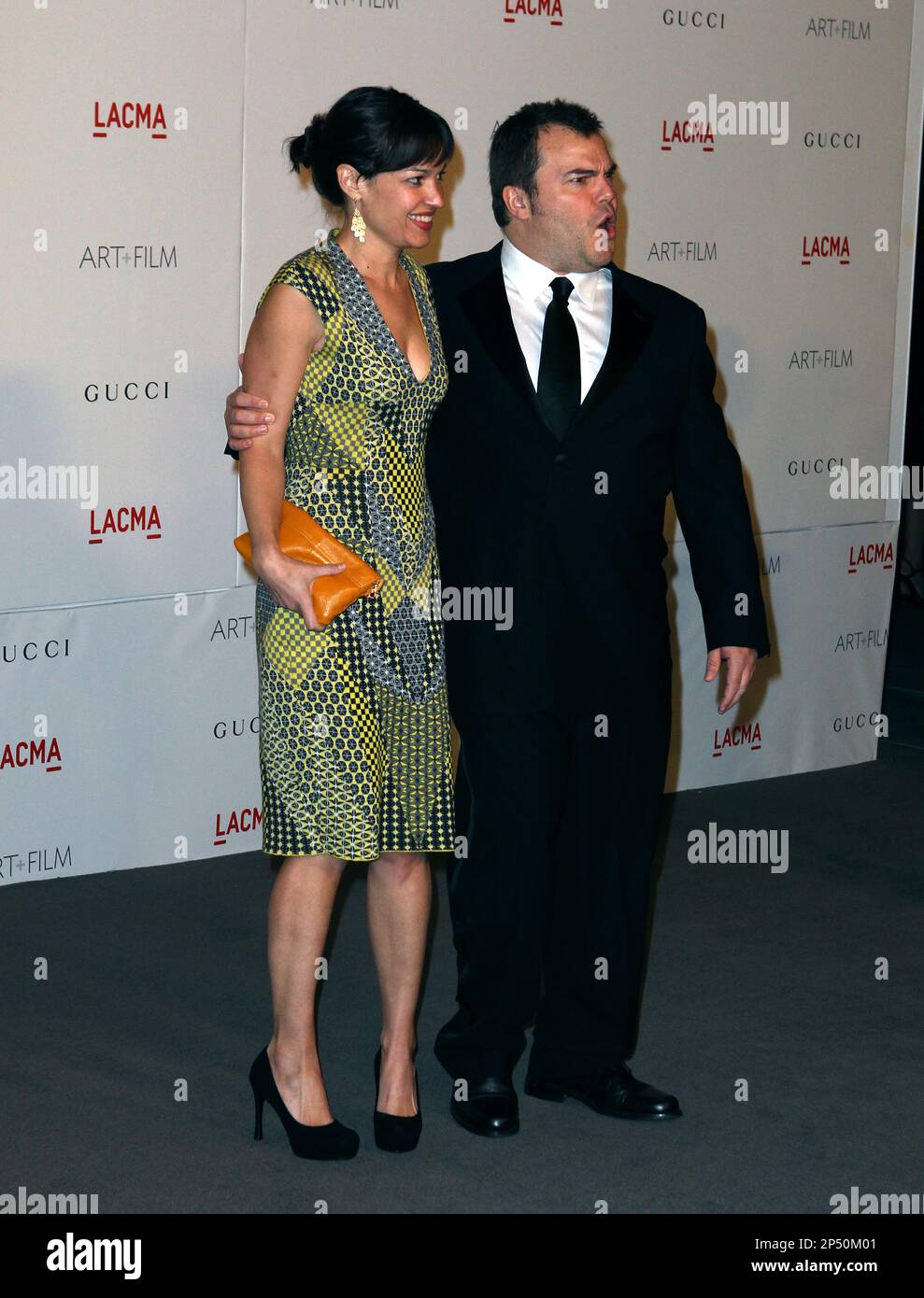 Jack Black (R) and Tanya Hayden attend LACMA Art + Film Gala Honoring ...
