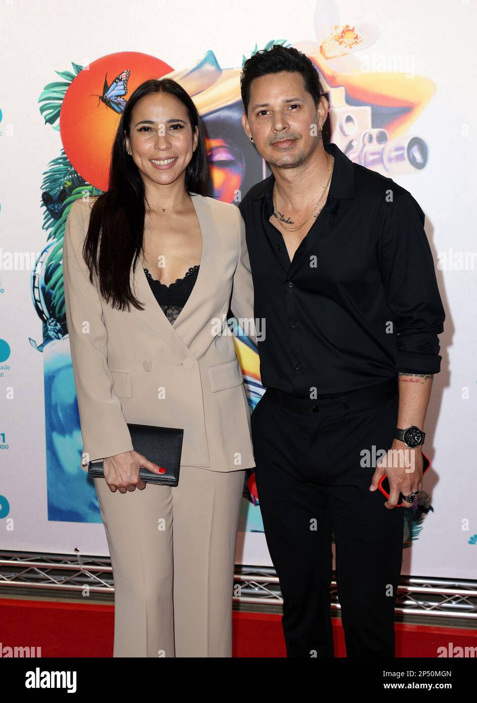 MIAMI, FLORIDA - MARCH 05: Yuliet Cruz and Leoni Torres attend the 40th ...