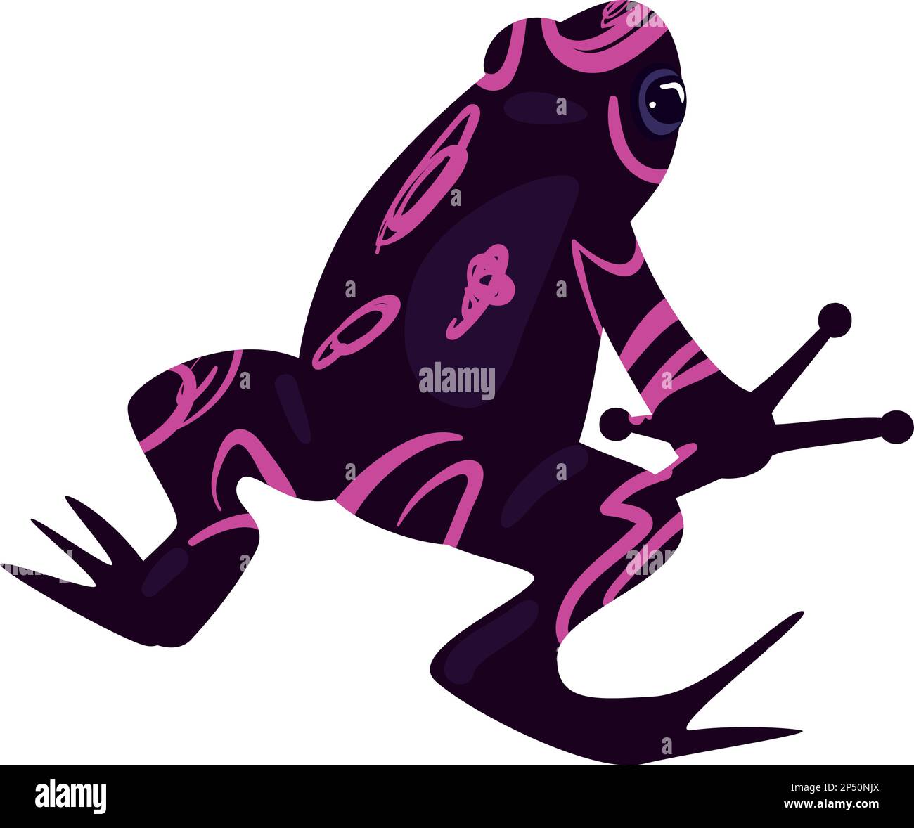 flat pink toad Stock Vector Image & Art - Alamy