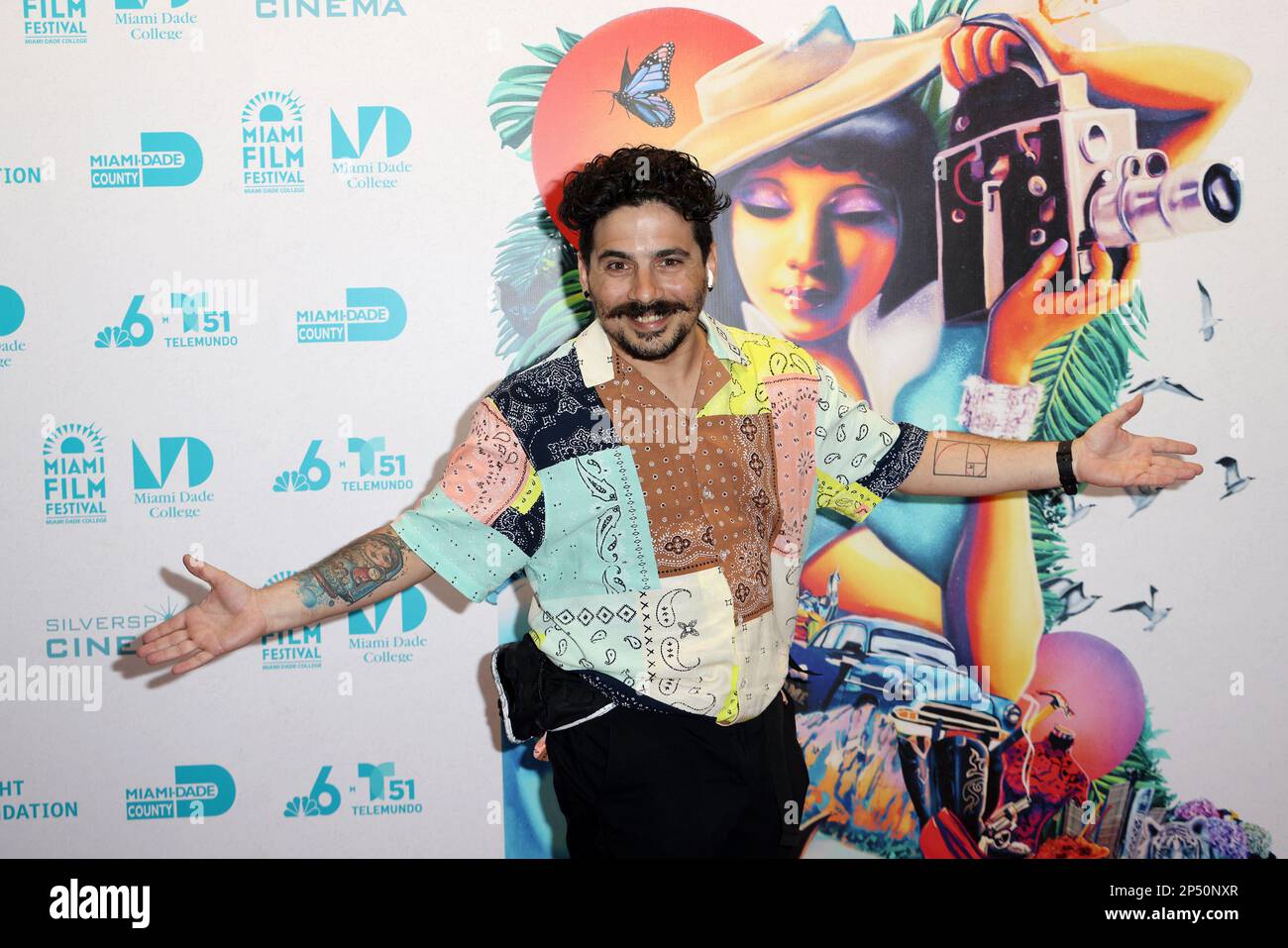 MIAMI, FLORIDA - MARCH 05: Yerandy Basart attends the 40th Annual Miami ...