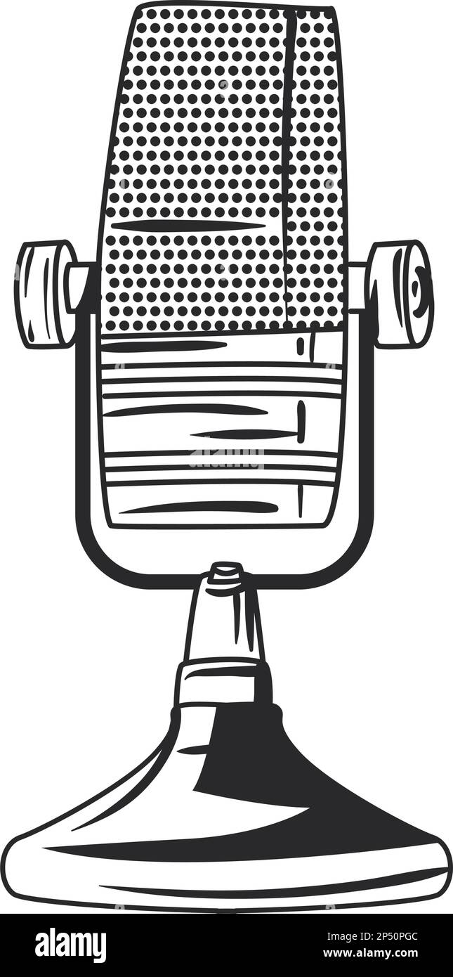 flat microphone design Stock Vector Image & Art - Alamy