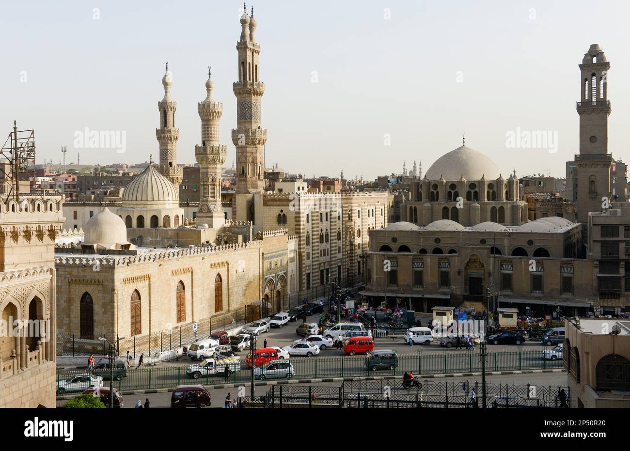 Roof of al azhar mosque in cairo hi-res stock photography and images ...