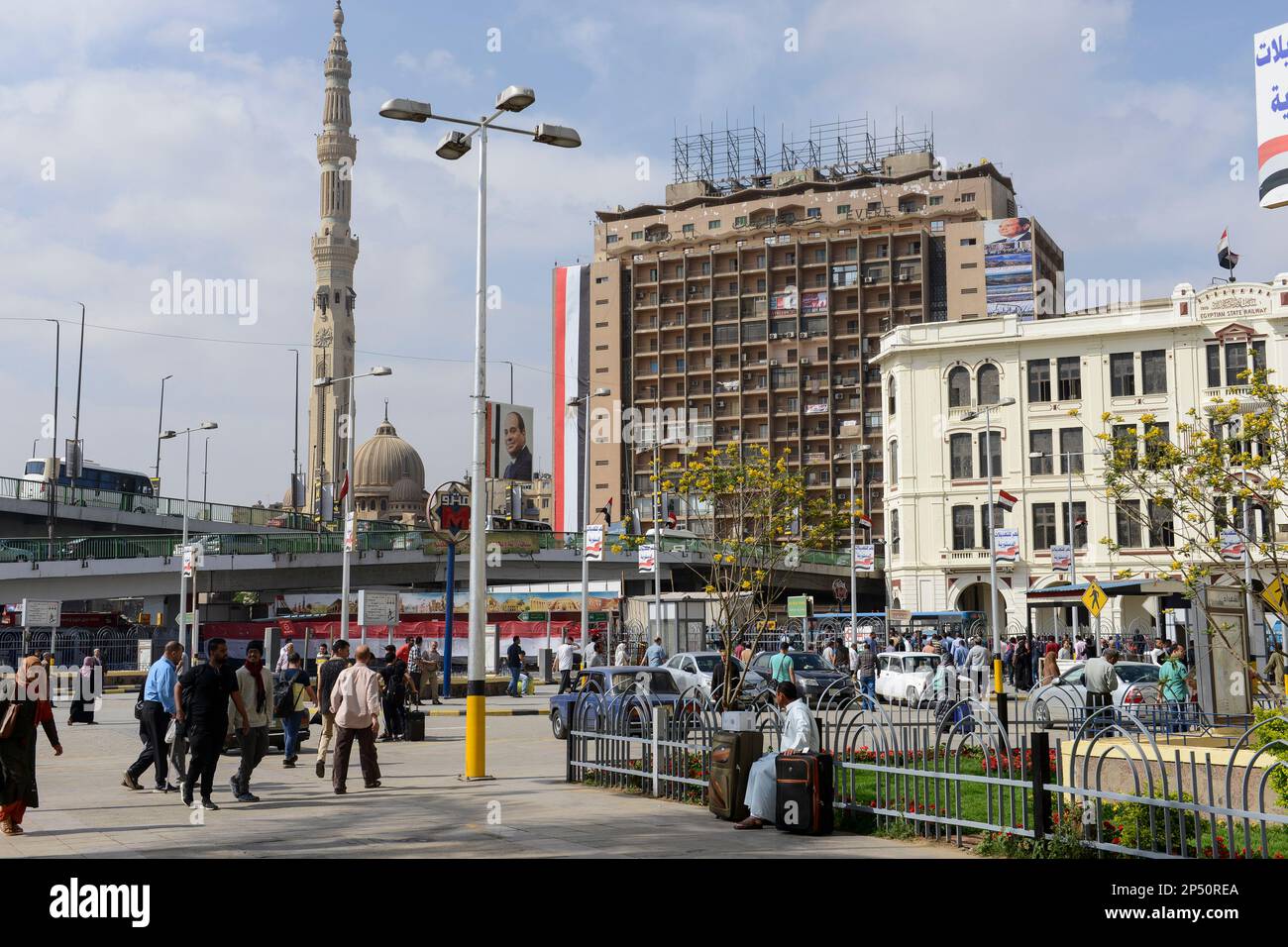 EGYPT, Cairo, Ramses Square / ÄGYPTEN, Kairo, Ramses Platz am Ramses ...