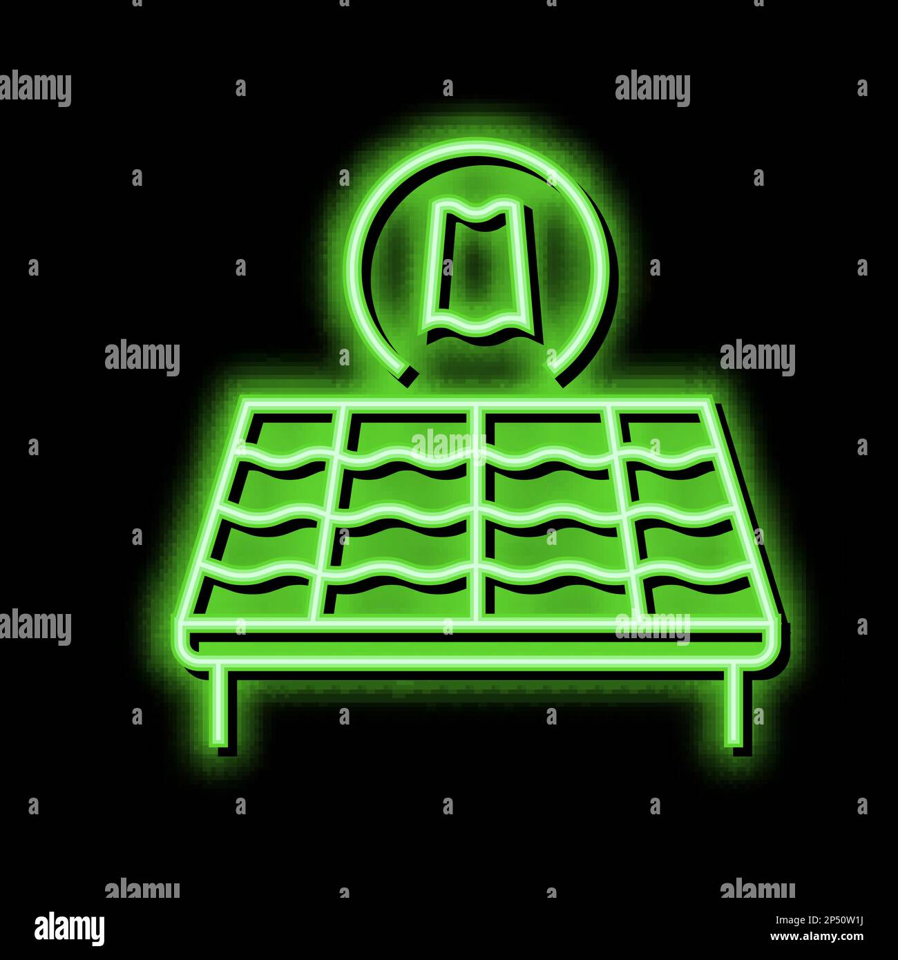 slate roof neon glow icon illustration Stock Vector Image & Art - Alamy