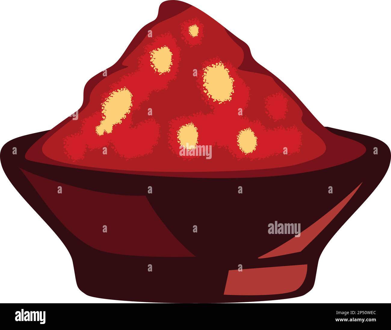 Hot spice chilli powder Stock Vector Images - Alamy