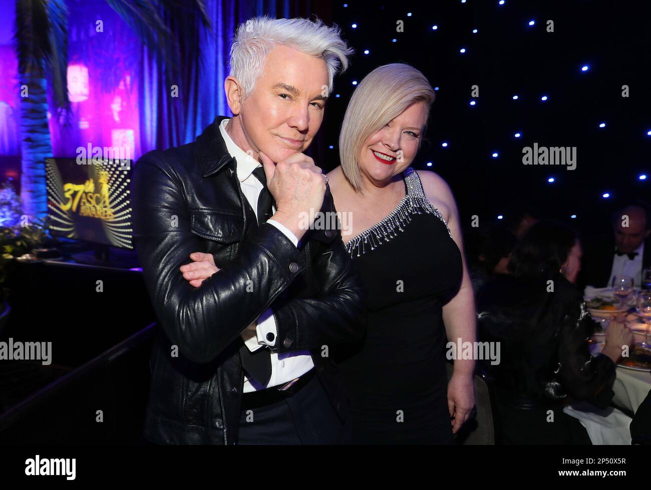 Beverly Hills, USA. 05th Mar, 2023. Baz Luhrmann and Mandy Walker pose ...