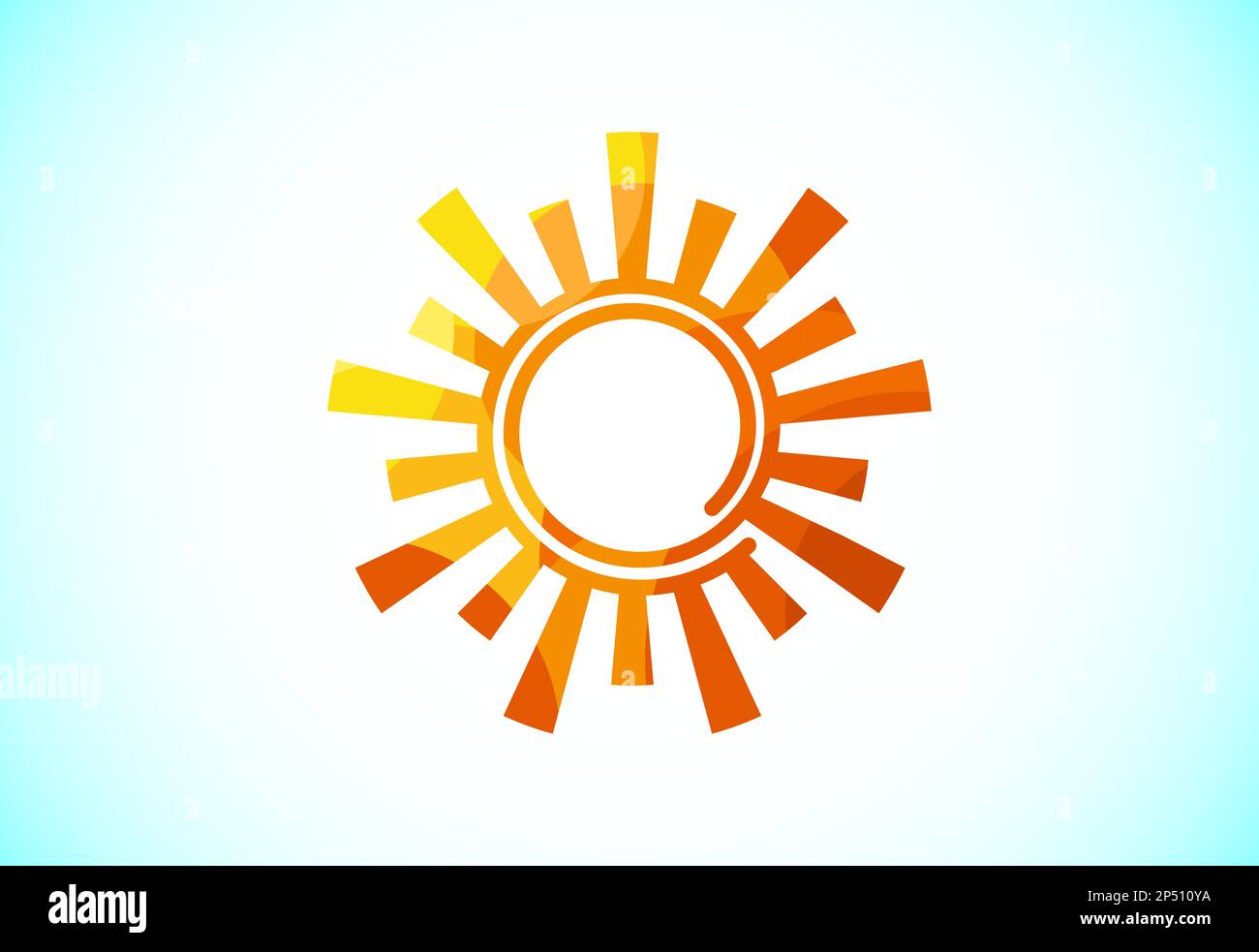 Polygonal sunburst design hi-res stock photography and images - Alamy