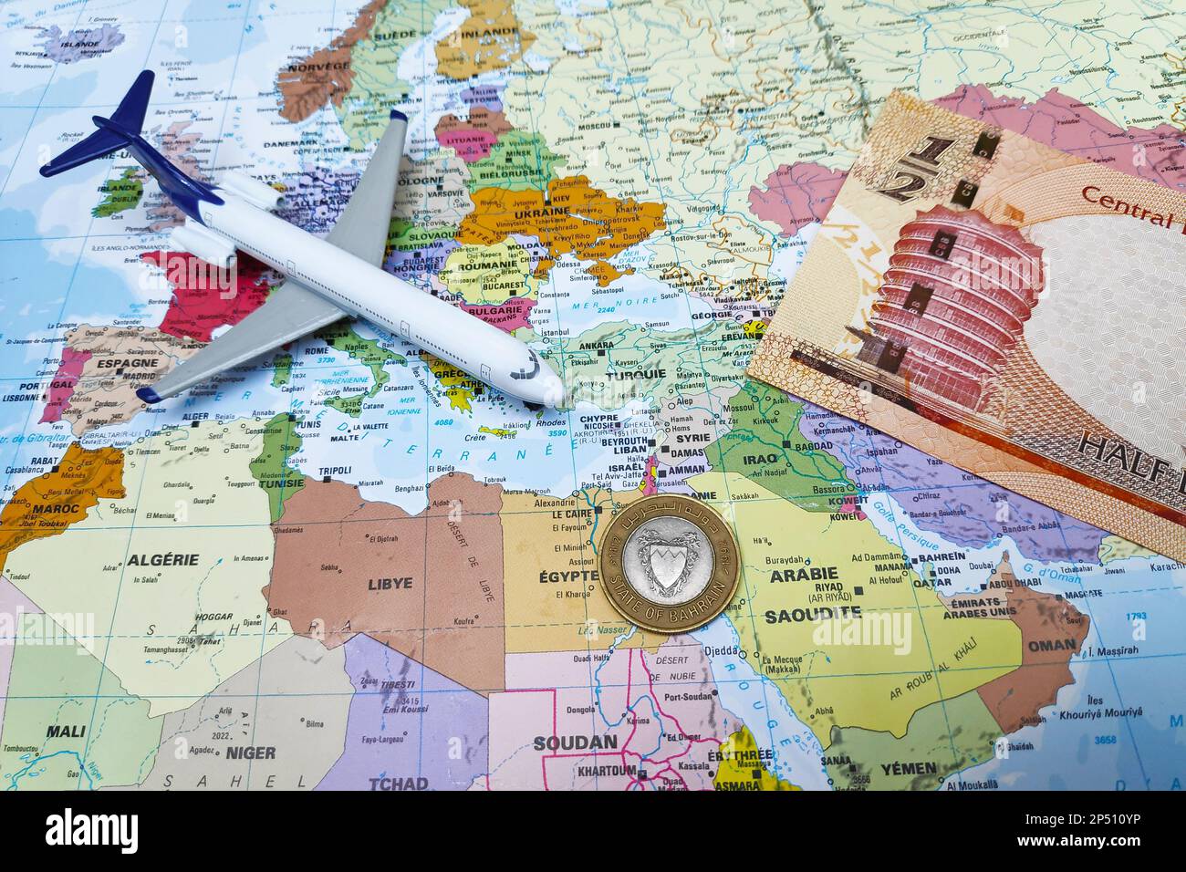 Geographical map bahrain hi-res stock photography and images - Alamy