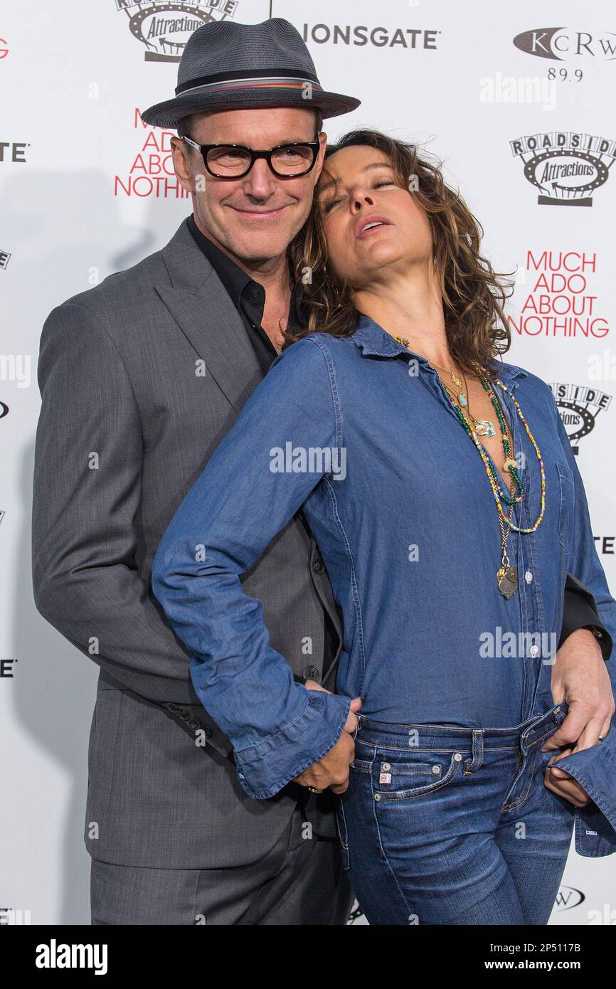 Actors Clark Gregg and Jennifer Grey attends the screening of Lionsgate ...