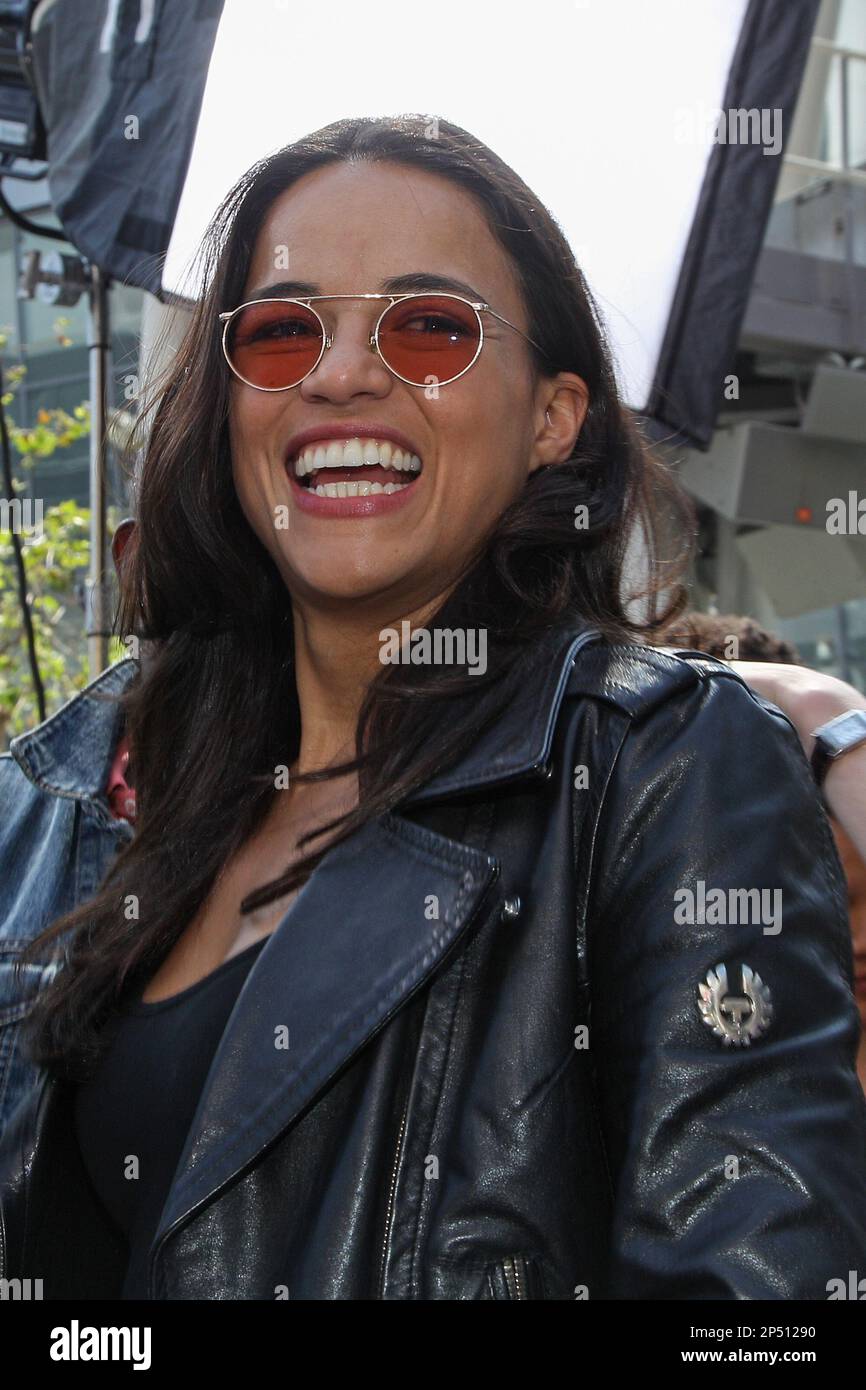 Michelle Rodriguez attends the Turbo-Charged Party And Surprise Pop-Up ...