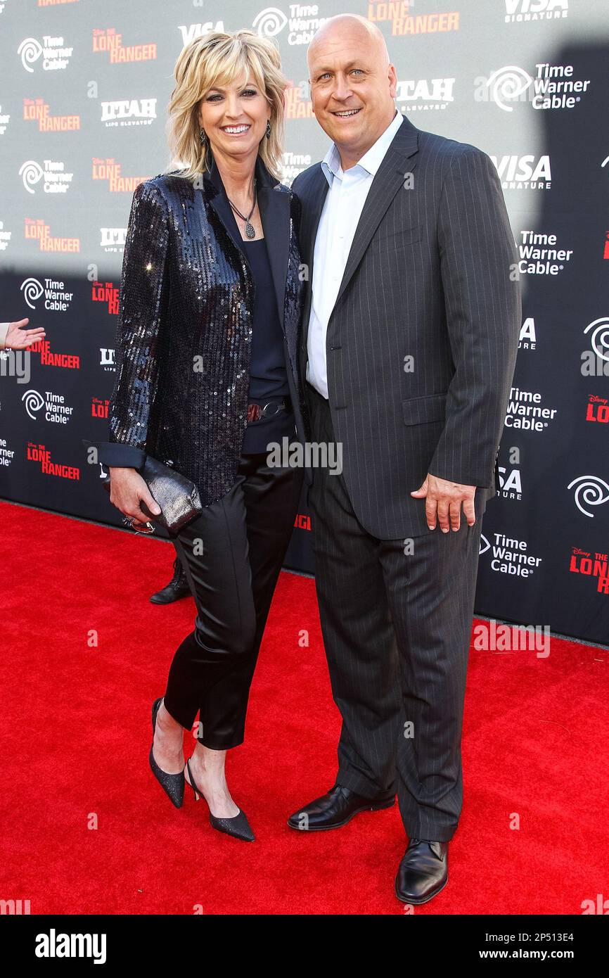 Kelly Ripken and Cal Ripken Jr. attend the premiere Of Walt Disney ...