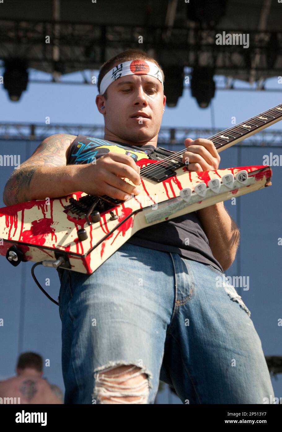 Guitarist Dan Jacobs of Atreyu performs at EPICENTER '09: 'So Cal's ...