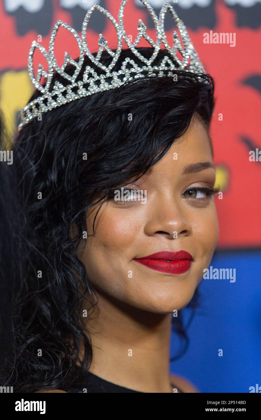 Rihanna attends her naming as the Queen of the West Hollywood Halloween ...