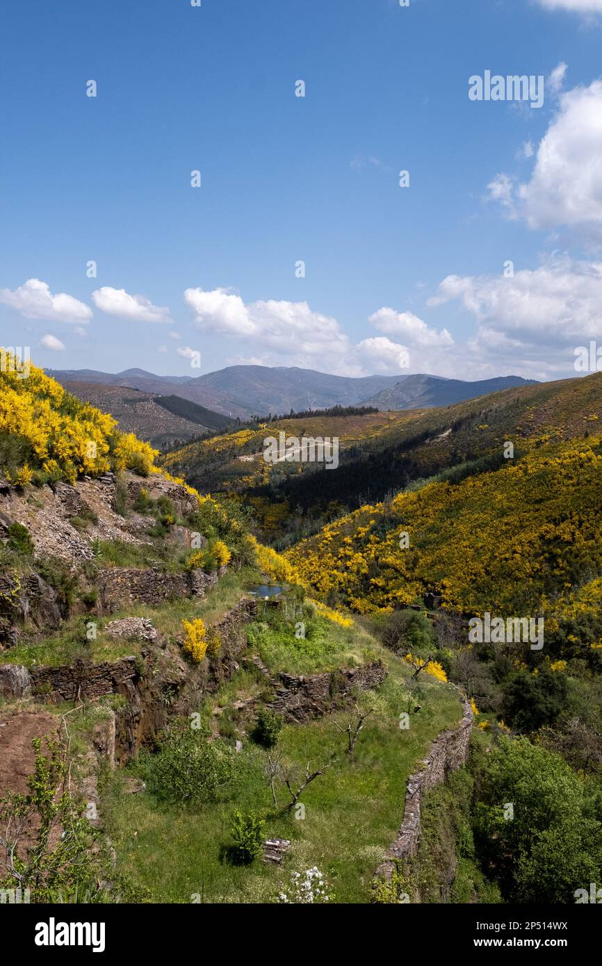 The beautiful mountain range and the scenic view at the eco-village of ...