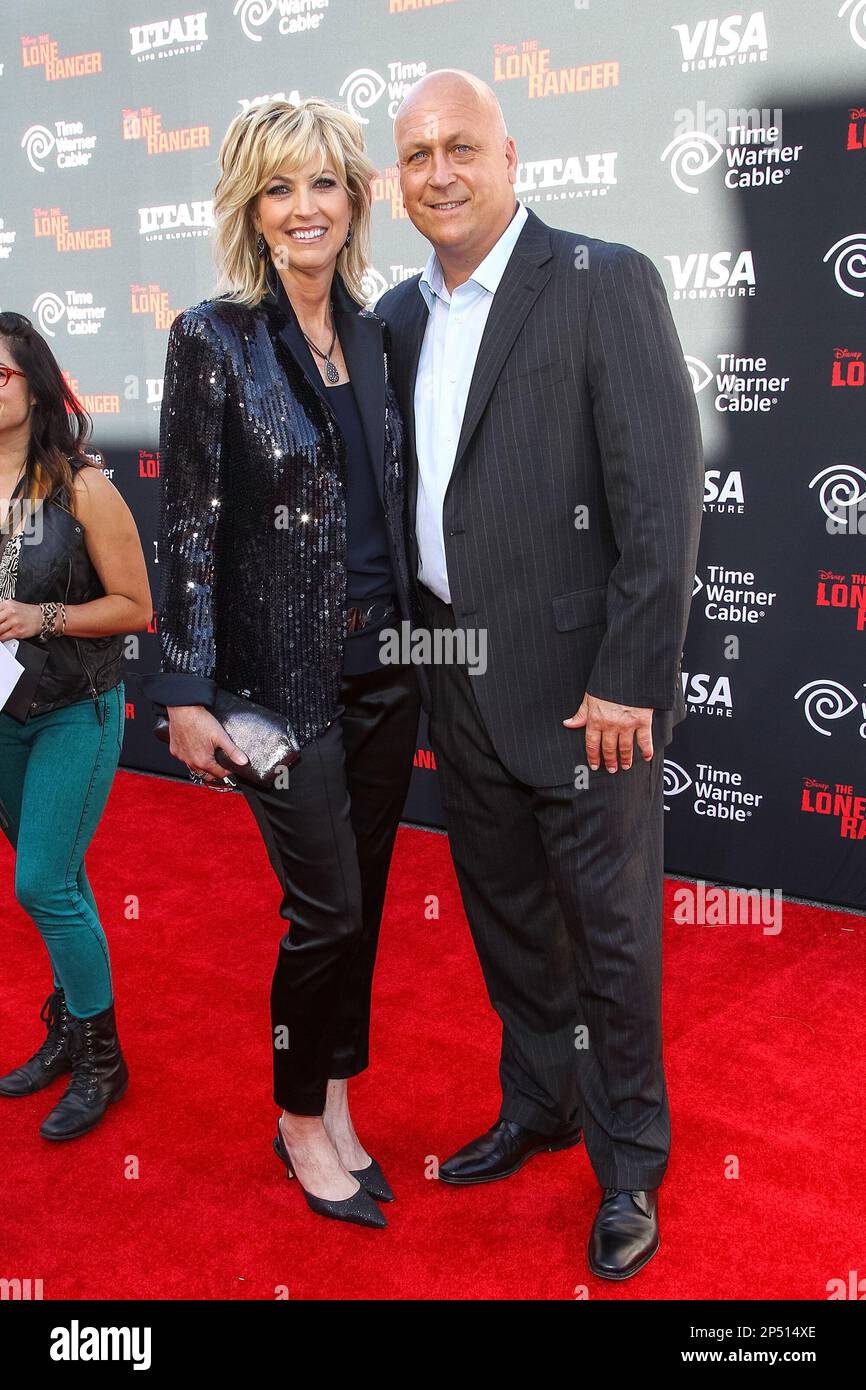 Kelly Ripken and Cal Ripken Jr. attend the premiere Of Walt Disney ...