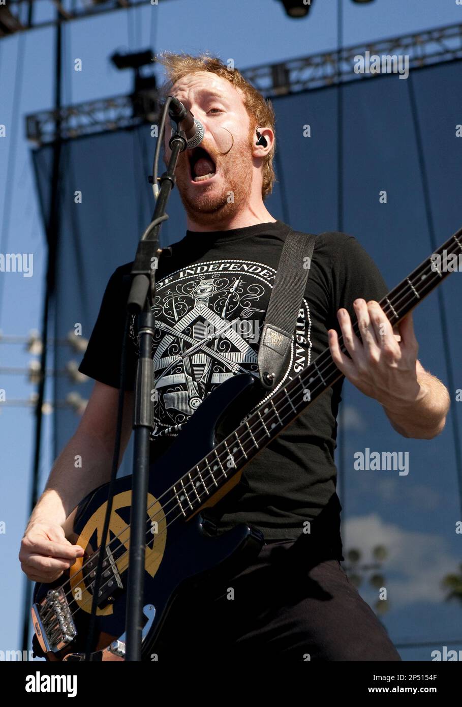 Bassist Marc McKnight of Atreyu performs at EPICENTER '09: 'So Cal's ...
