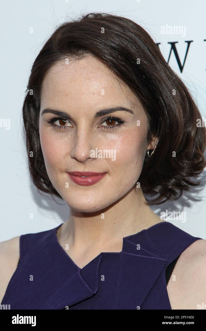 Actress Michelle Dockery attends an evening with 'Downton Abbey' at ...