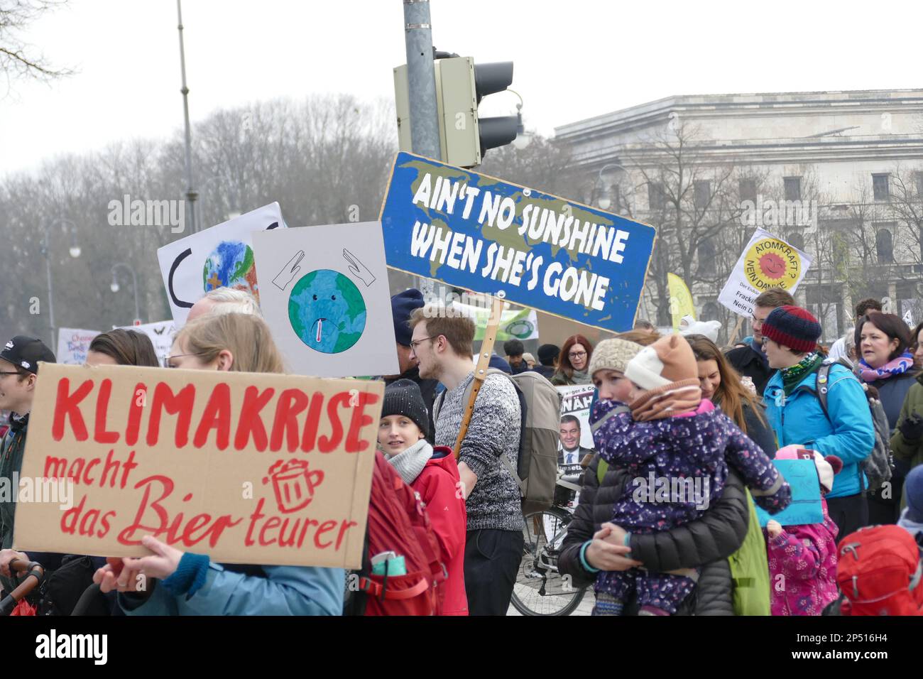 Munich, Germany, 03.03.2023. 03.Global protest day against climate ...