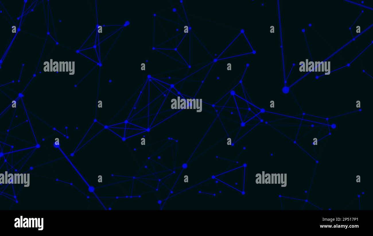Abstract Digital Connection Dots And Lines Digital Data Visualization