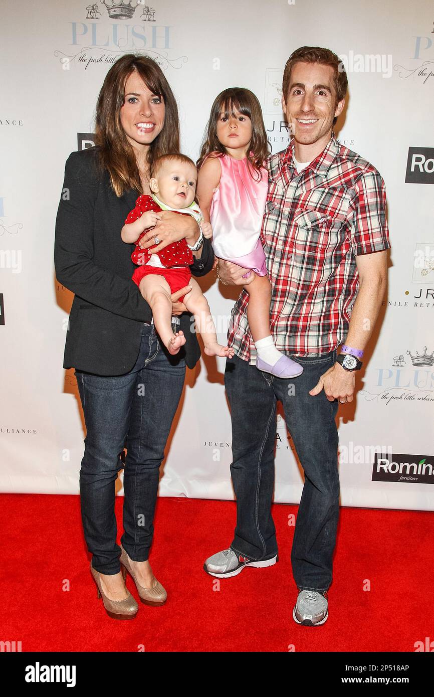 TV personality Craig Scime (R), wife Krystal Scime and children attend ...