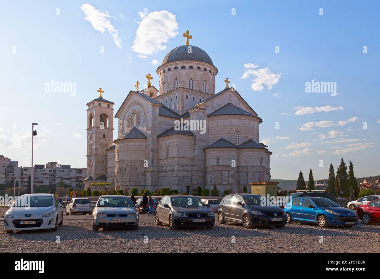 Podgorica, Montenegro - April 21 2019: The Cathedral of the ...