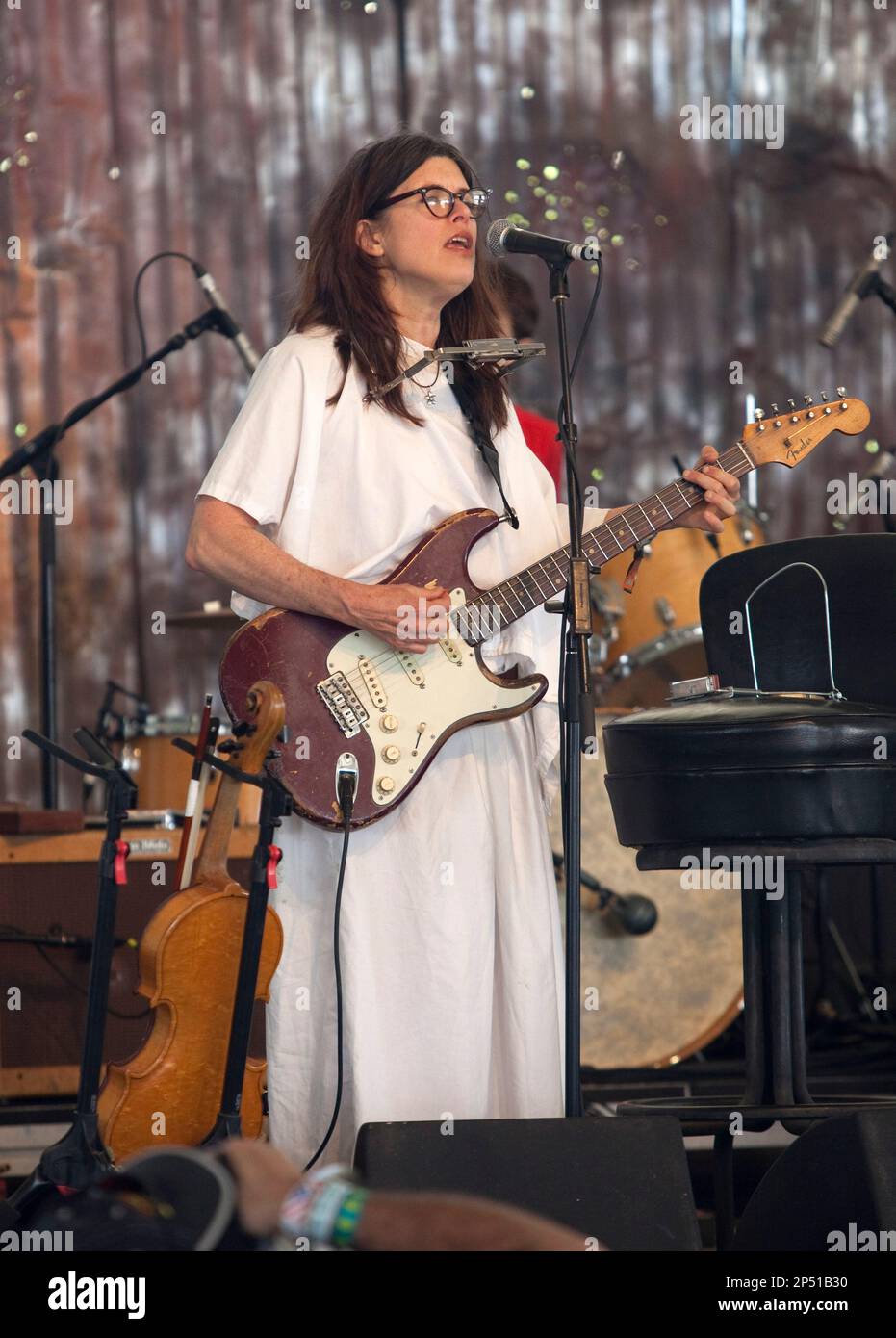 Victoria Williams performs at the 2010 Stagecoach Music Festival at the ...