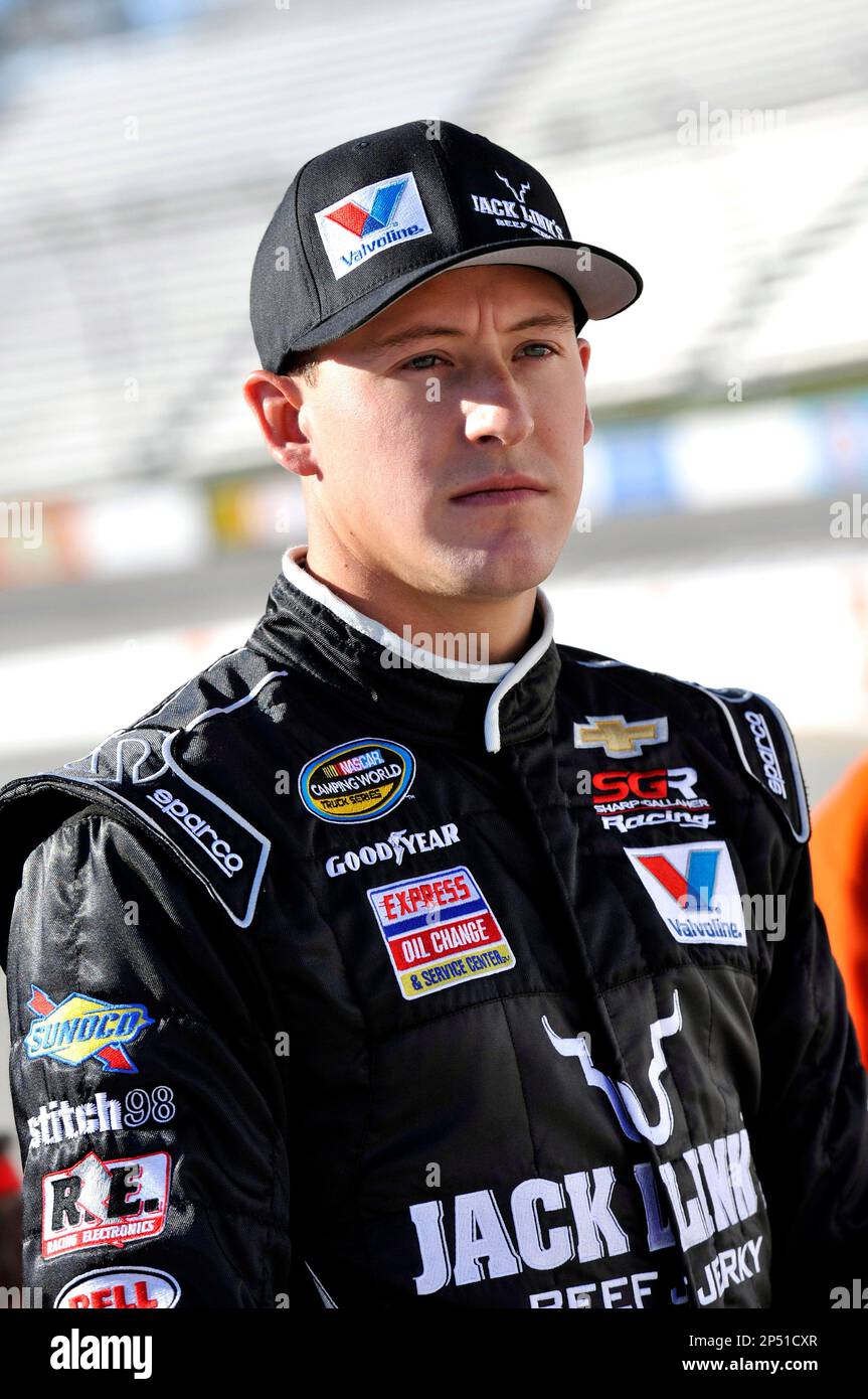Daniel Hemric during practice for the NASCAR Truck Series auto race ...