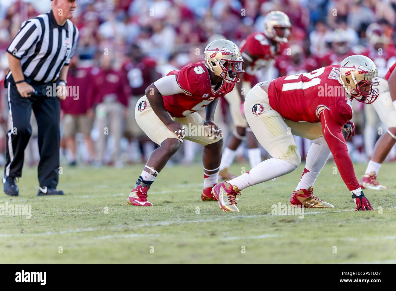 October 26, 2013: Florida State Seminoles linebacker Reggie Northrup (5 ...