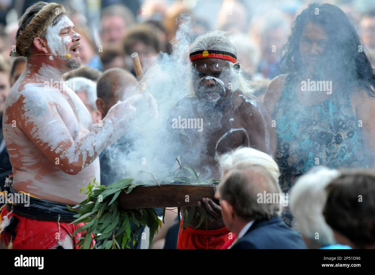 Indigenous Australians perform at a gala concert celebrating the 40th ...