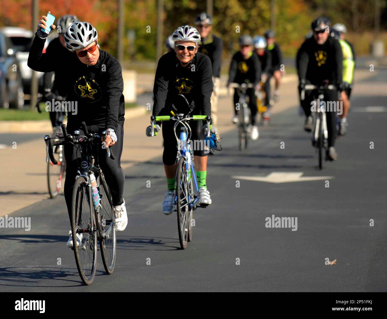 Jennifer Marino waves as she arrives at the National Museum of the ...