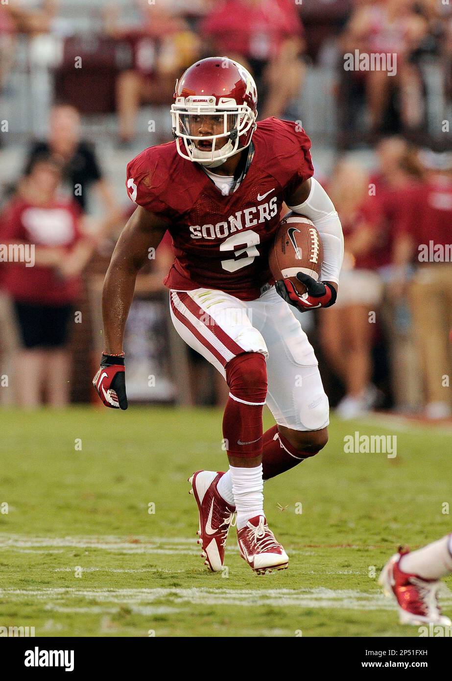 Oklahoma Sooners Sterling Shepard (3) during a game against the ...