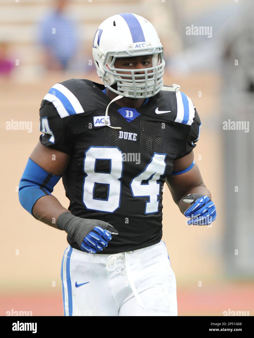 Duke Blue Devils Kenny Anunike (84) during a game against Navy on ...